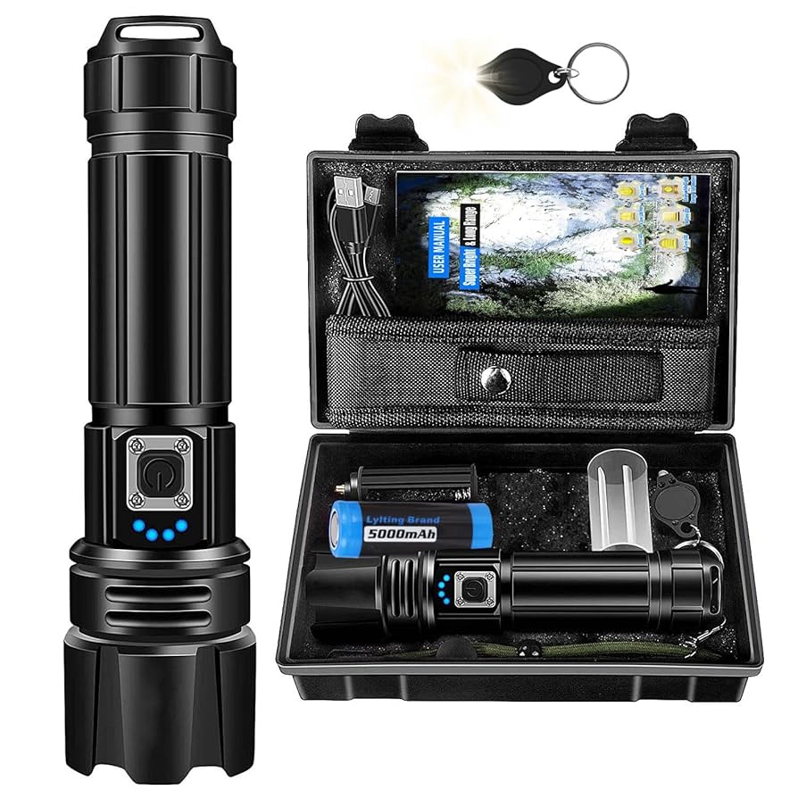 LumenX Pro™ - Lanterna Tática com 20.000 Lúmens – achatudostore
